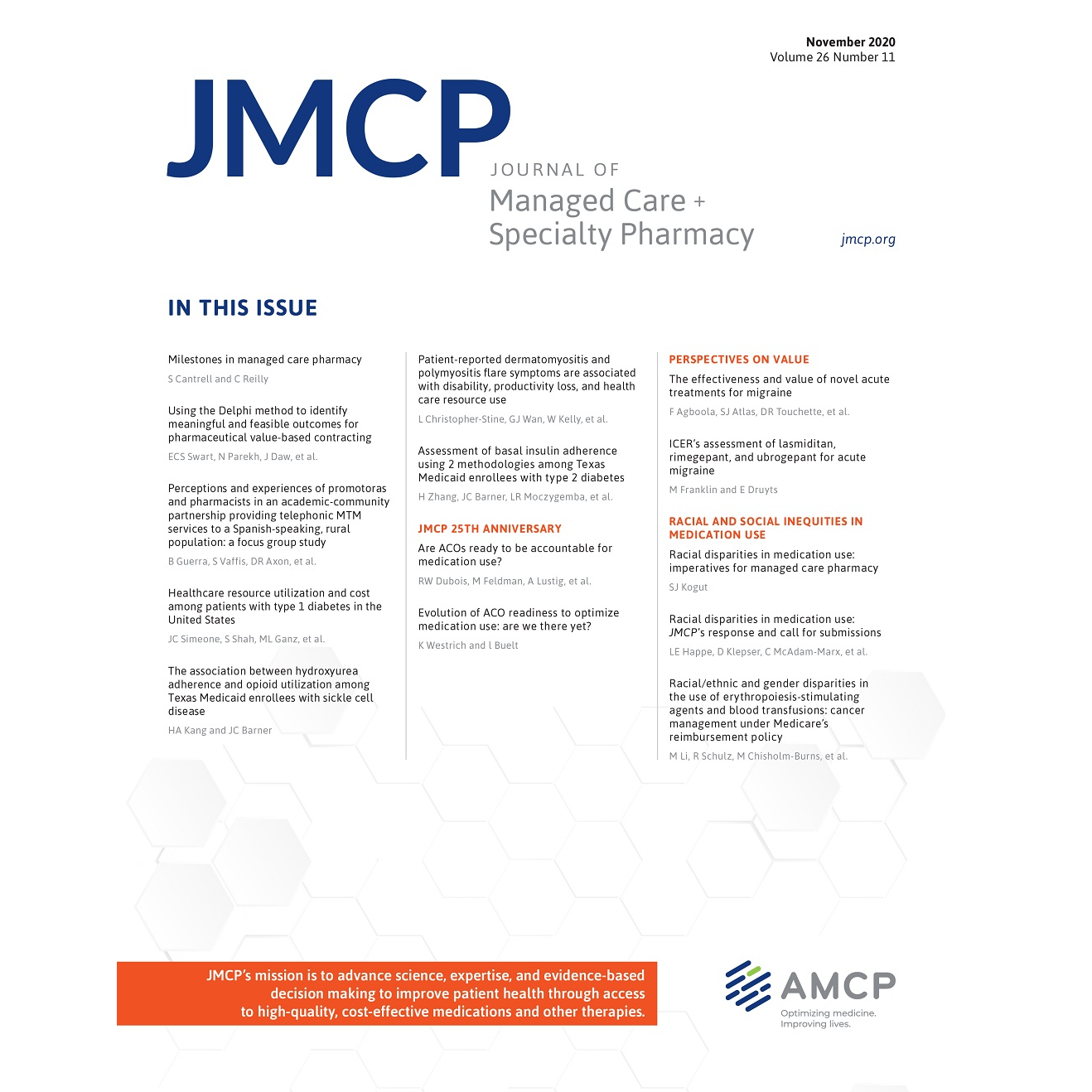 JMCP Cover Image | AMCP.org
