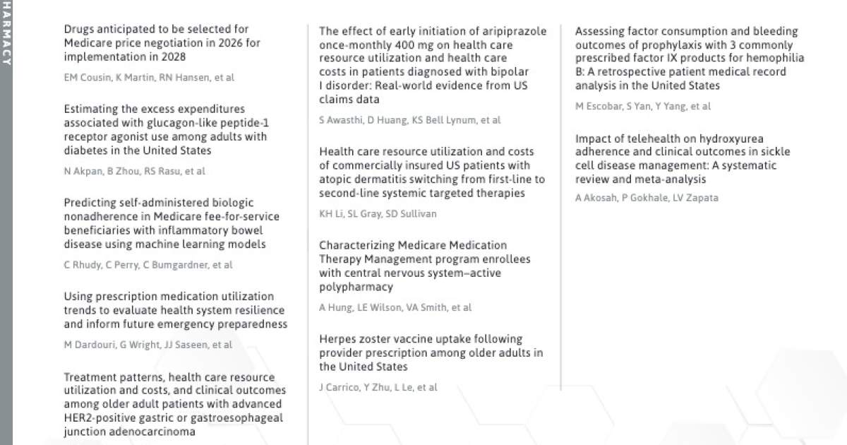 JMCP January 2026 Issue | AMCP.org